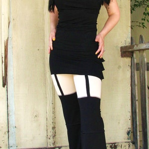 Faux Garter Devi Pants,sexy Pants,ruffle Skirt,garter Belt,lingerie ...