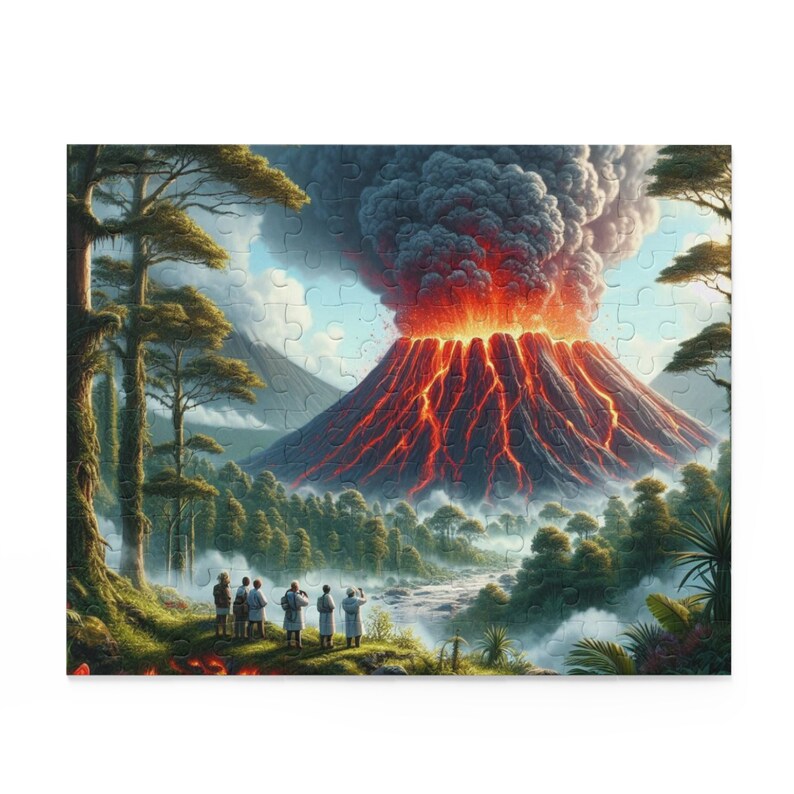 Engage Your Mind With a Volcano Eruption Jigsaw Puzzle – 120, 252, and ...