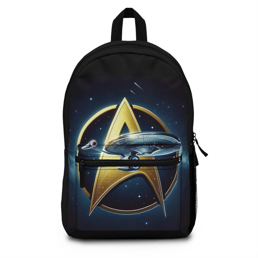 Star Ship. Enterprise Backpack Sci-fi Fan Gift, Space Traveler Bag ...