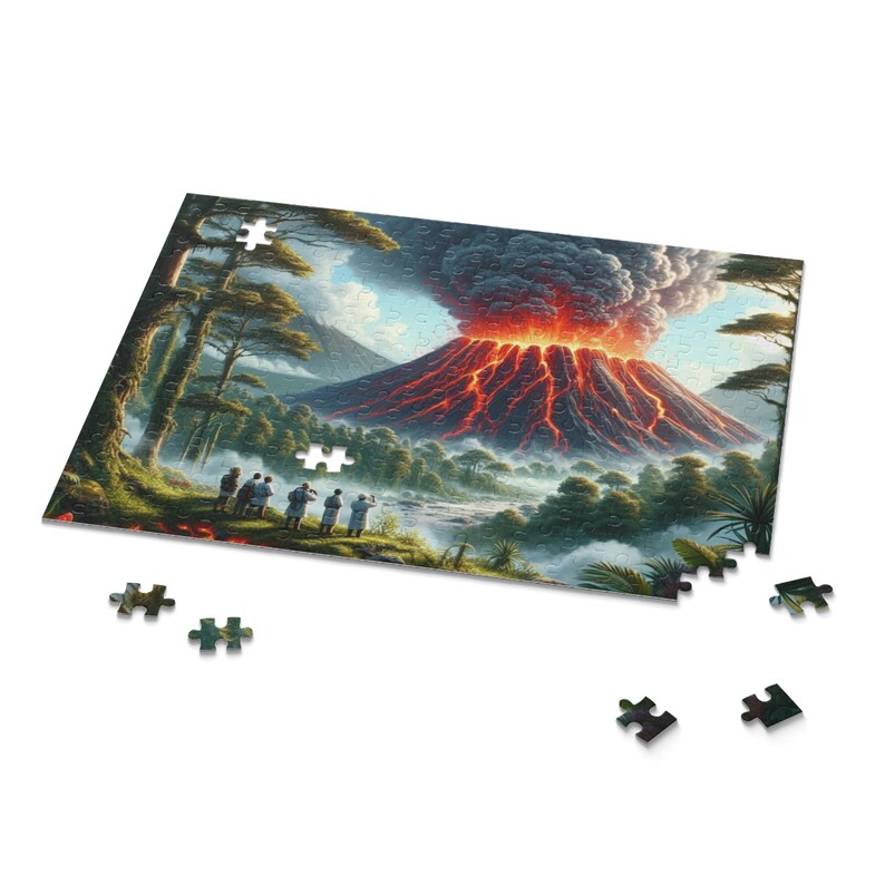Engage Your Mind With a Volcano Eruption Jigsaw Puzzle – 120, 252, and ...