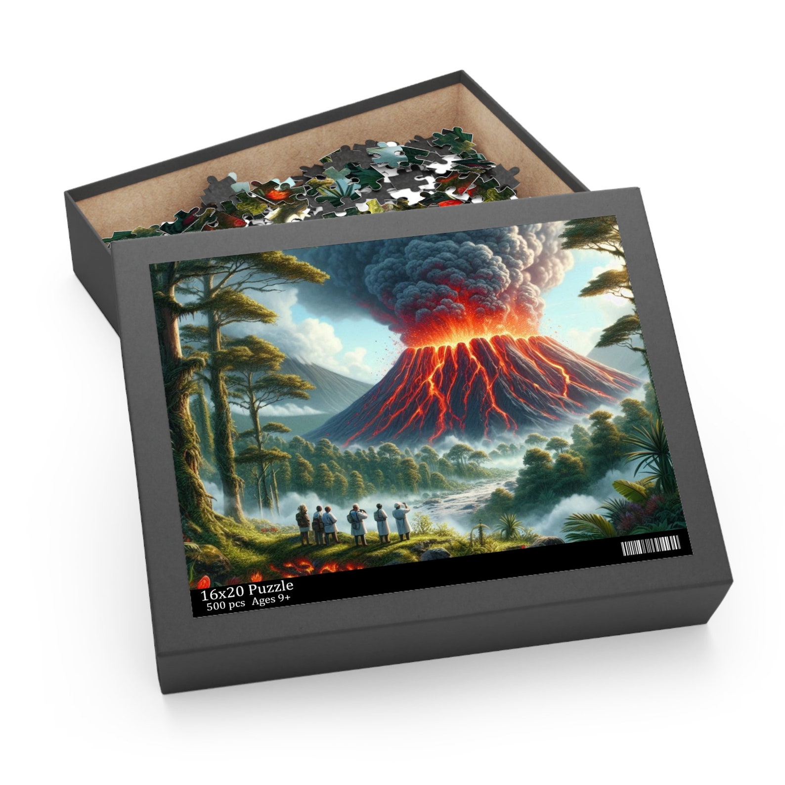 Engage Your Mind With a Volcano Eruption Jigsaw Puzzle – 120, 252, and ...