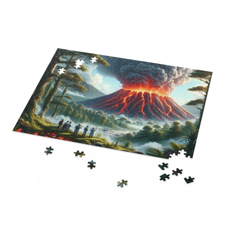 Engage Your Mind With a Volcano Eruption Jigsaw Puzzle – 120, 252, and ...