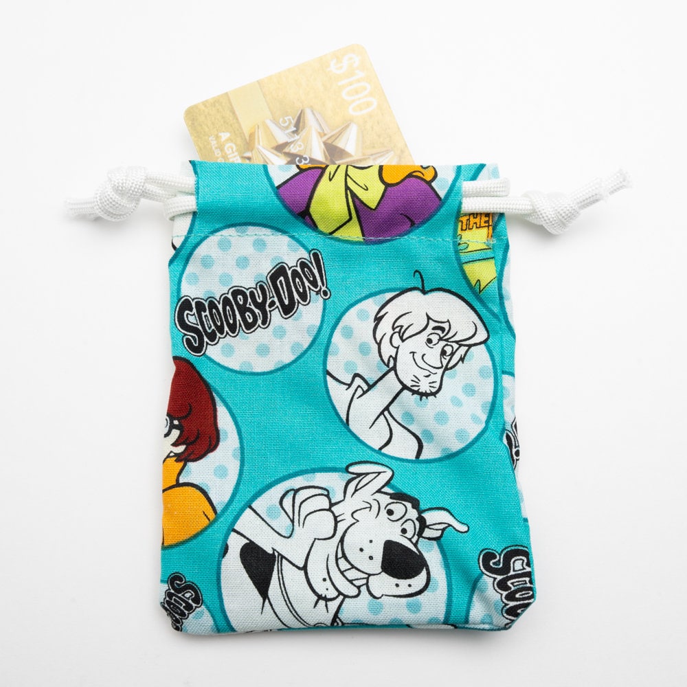 Gift Card Bag Made With Licensed Scooby Doo Fabric Birthday Party - Etsy