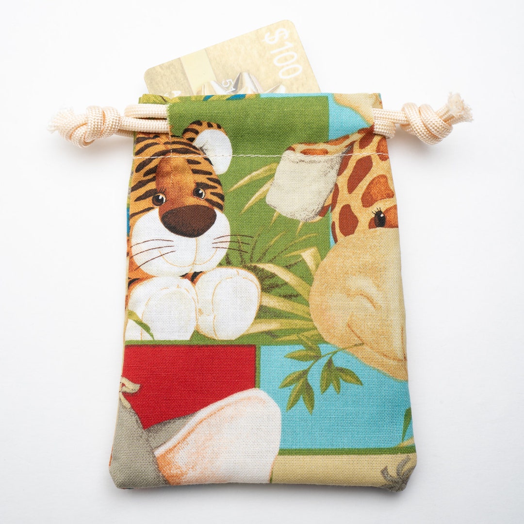 Jungle Animals Gift Card Party Bag - Etsy