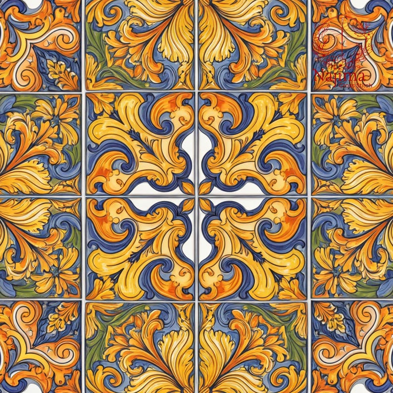 Italian Sicily Tile Cross Stitch Pattern, European Cities Architecture ...