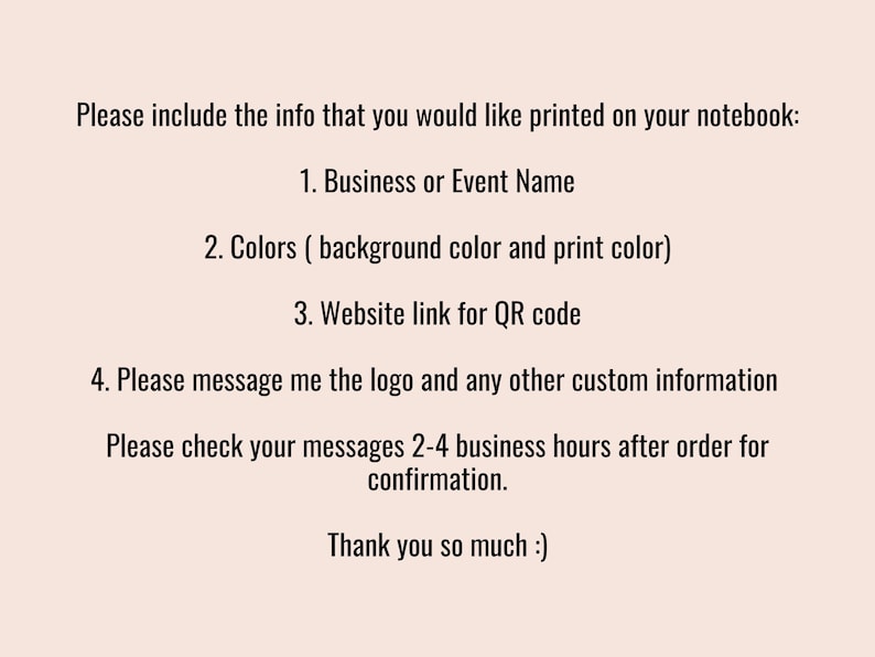 Custom QR Code Notebook: Personalized Business Logo, Colors - Etsy