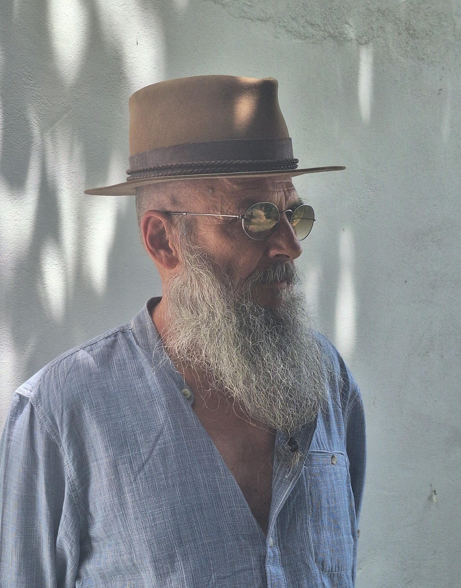 Brown Flat Brim Waterproof Fedora Rabbit Furfelt Hat. - Etsy