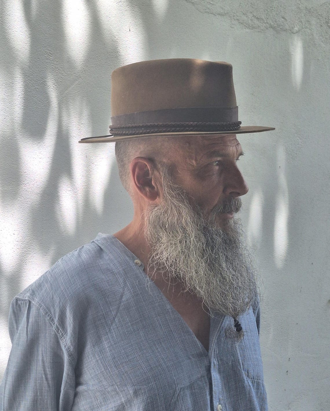 Brown Flat Brim Waterproof Fedora Rabbit Furfelt Hat. - Etsy