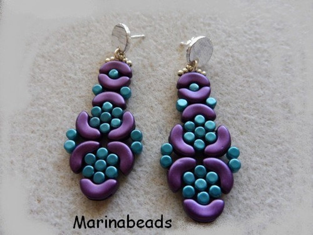 TUTORIAL Arabesque Earrings - Etsy