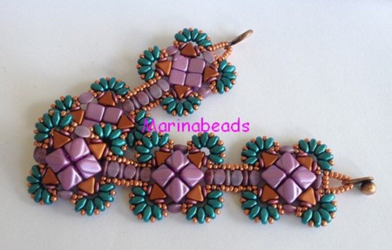 TUTORIAL Set Square Bracelet & Pendant - Etsy