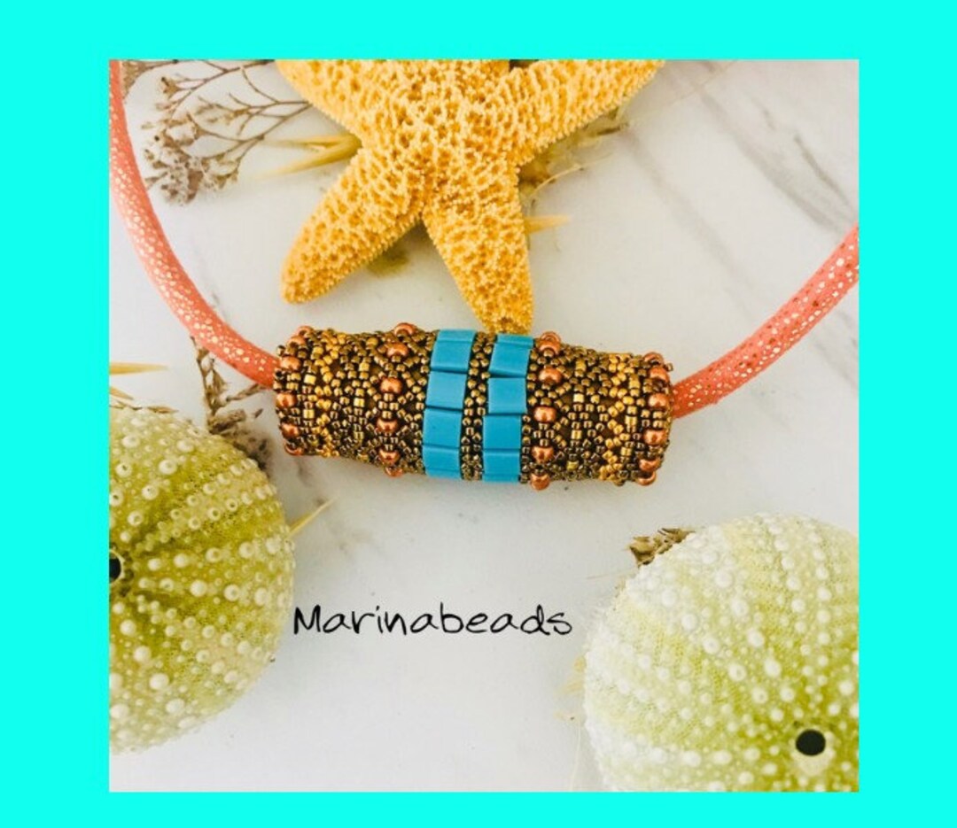Tutorial Sunset Beaded Bead - Etsy