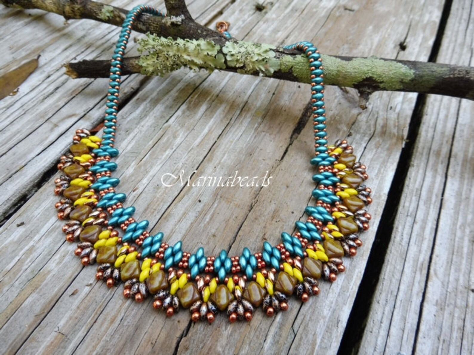 Beading KIT Nigella Emerald/Limon Capri | Etsy