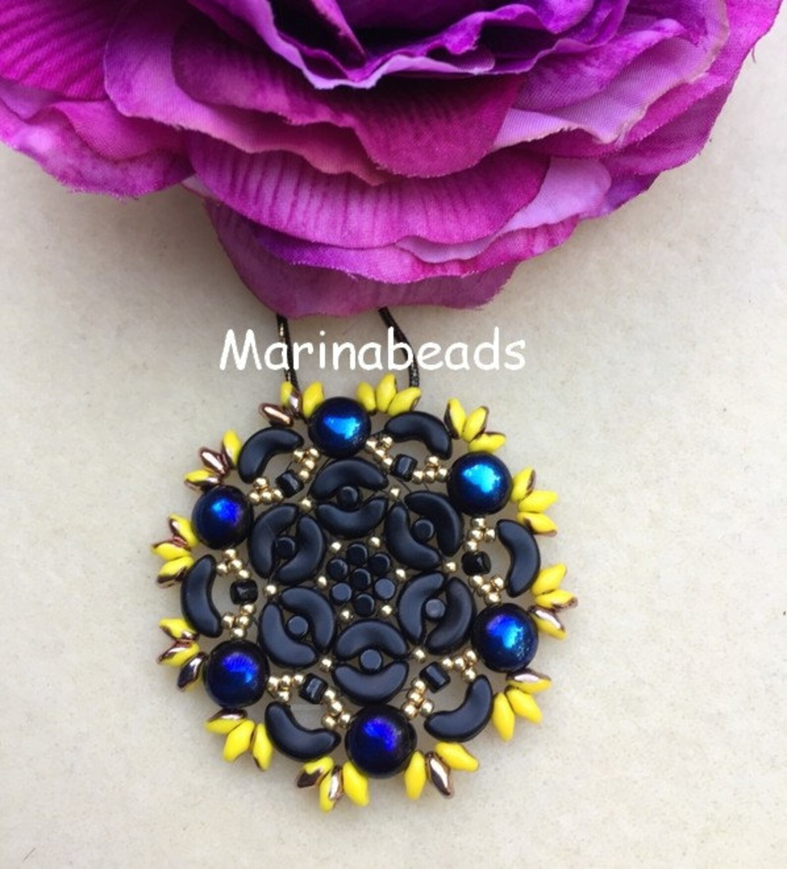 TUTORIAL "agatha " Pendant - Etsy Canada