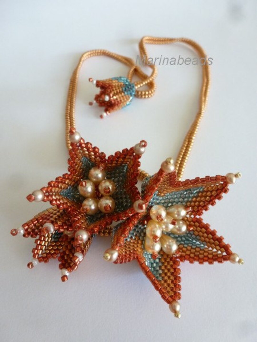 Flowers Necklace - Etsy