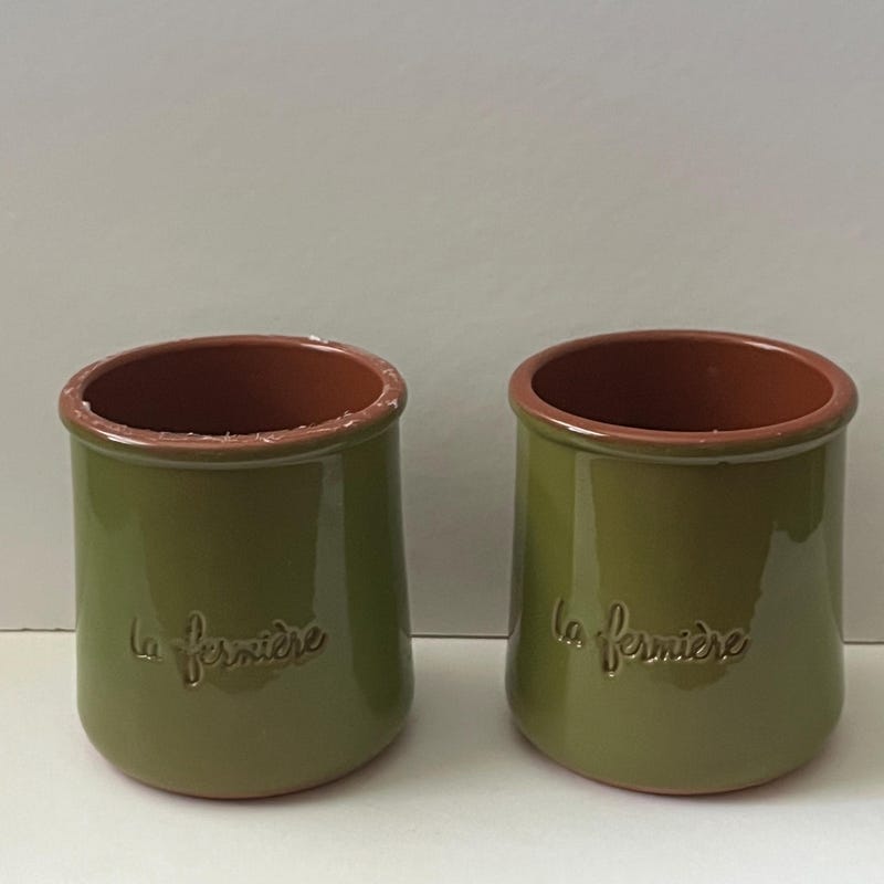 La Fermière Yogurt Pots - Etsy