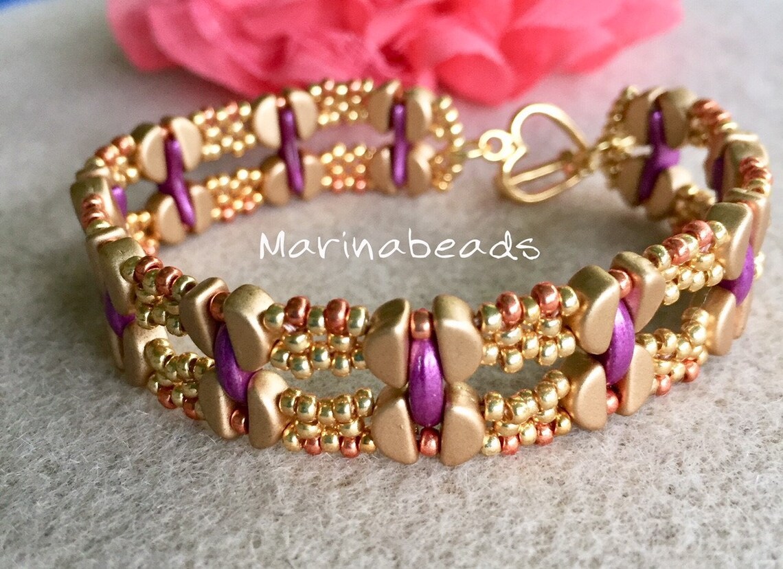 TUTORIAL Nebula Bracelet | Etsy