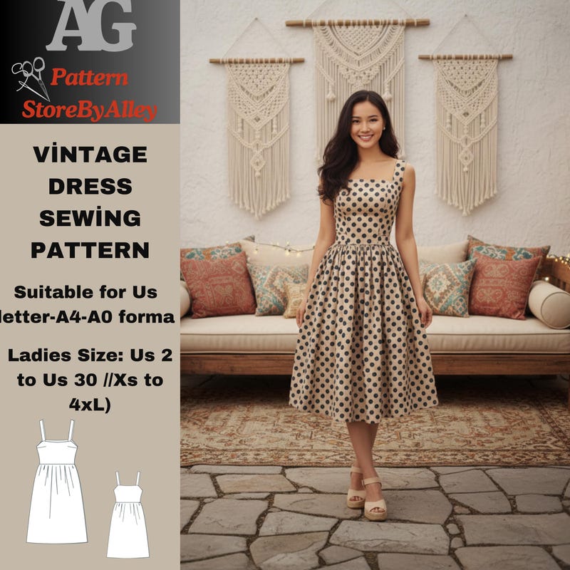 Vintage Midi Dress - Etsy - Page 4