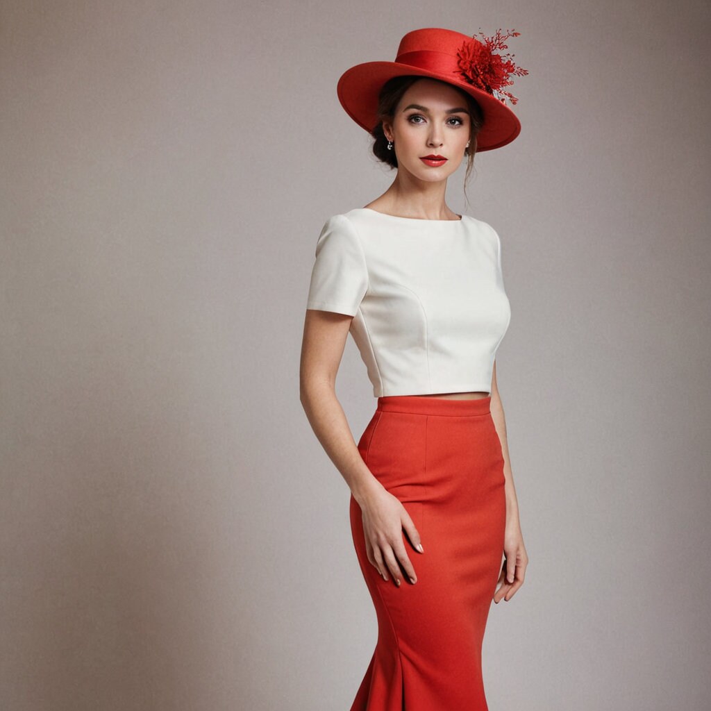 Blouse and Vintage Style Midi Trumpet Skirt Set,sewing Pattern,simple ...