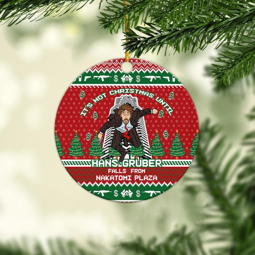Hans Gruber Fall Nakatomi Plaza Die Hard Acrylic Ornament, Nakatomi ...