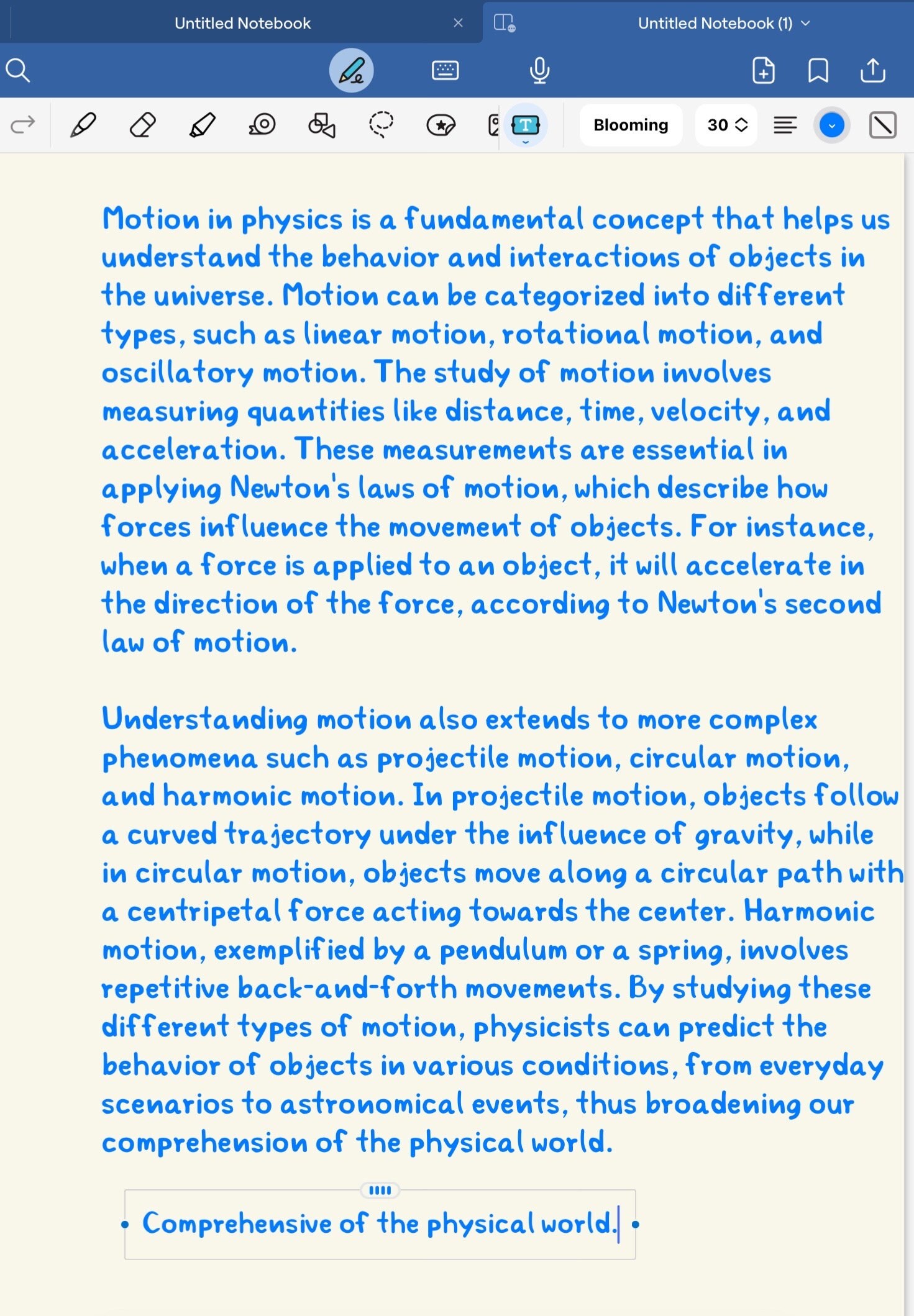 Blooming Font - Cute Handwriting Fonts, Fonts Goodnotes, Digital ...