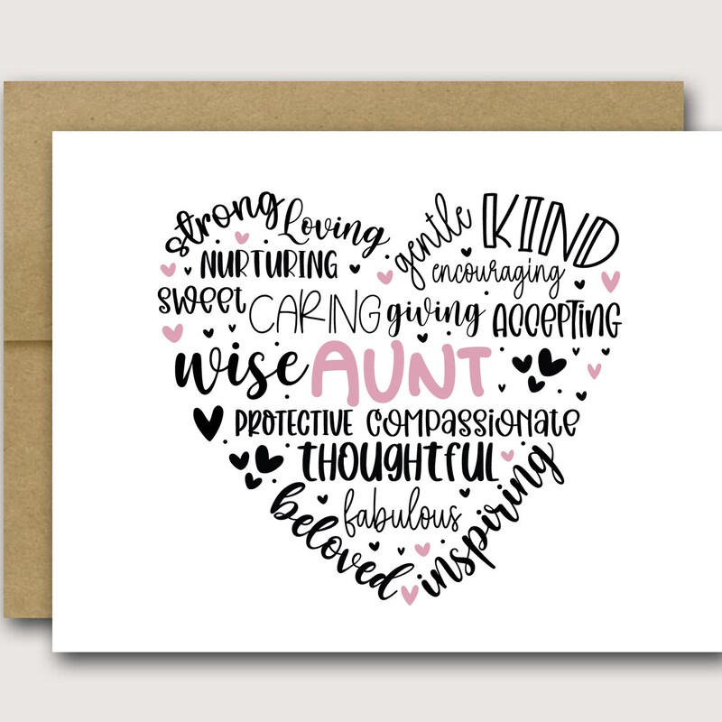 Card for Aunt - Etsy