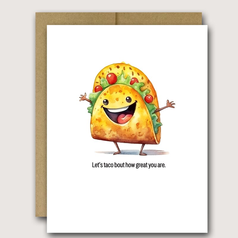Foodie Card - Etsy