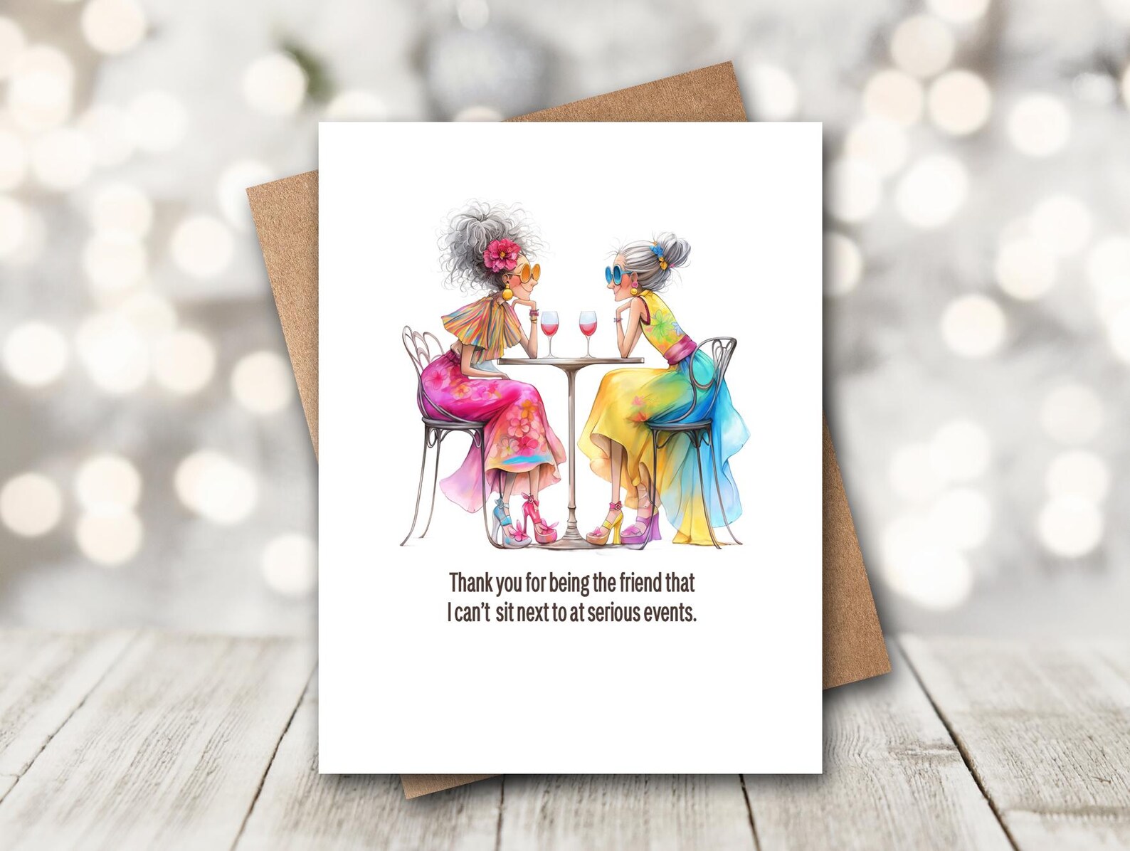 Funny Old Friends Card | Best Friend Card | Funny Card for Friend ...
