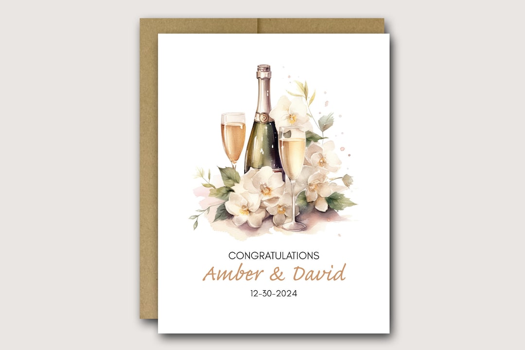 Personalized Wedding Card Custom Wedding Card Wedding Card Wedding ...