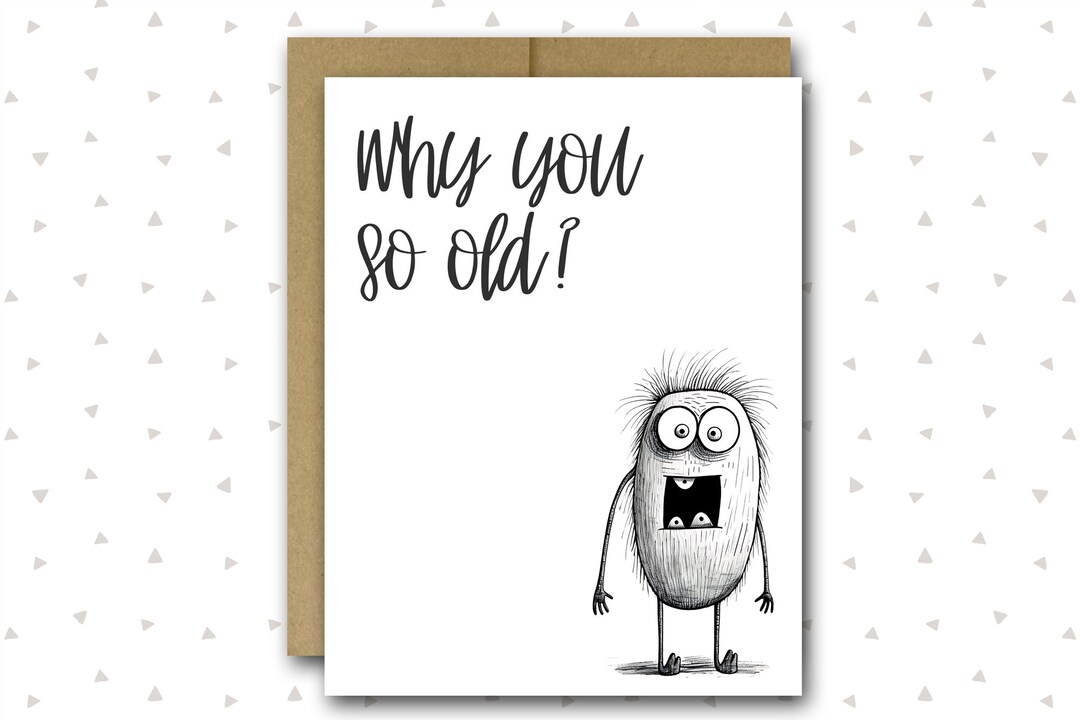 Funny 50th Birthday Card Sarcastic 50th Birthday Card 40th Birthday Card Funny 40th Birthday ...