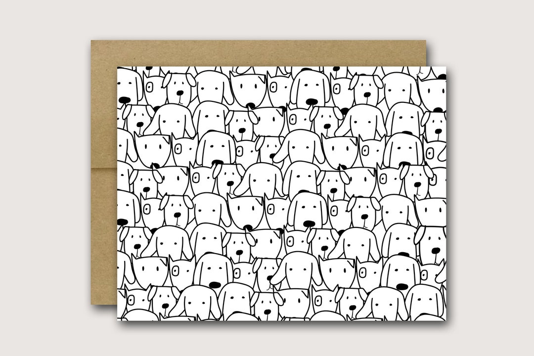 Dog Note Card Set Dog Notecards Dog Card Dog Stationery - Etsy