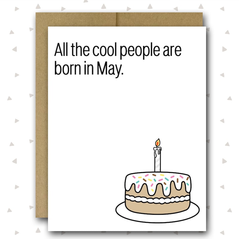 Funny Birthday May Card - Etsy