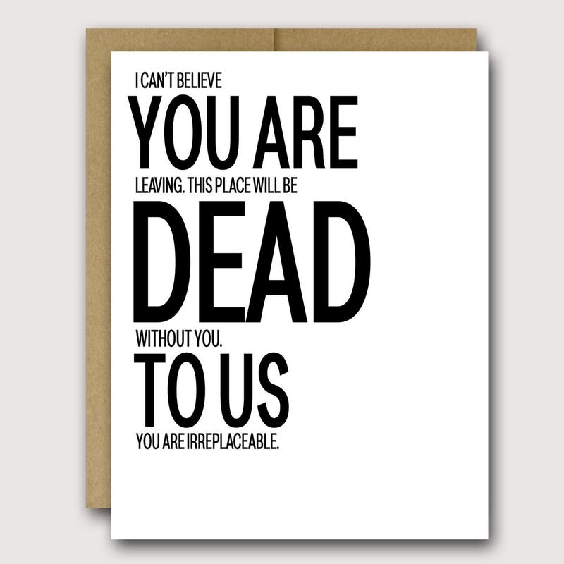 You Are Dead to Us - Etsy