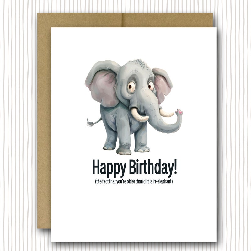 Elephant Cards - Etsy