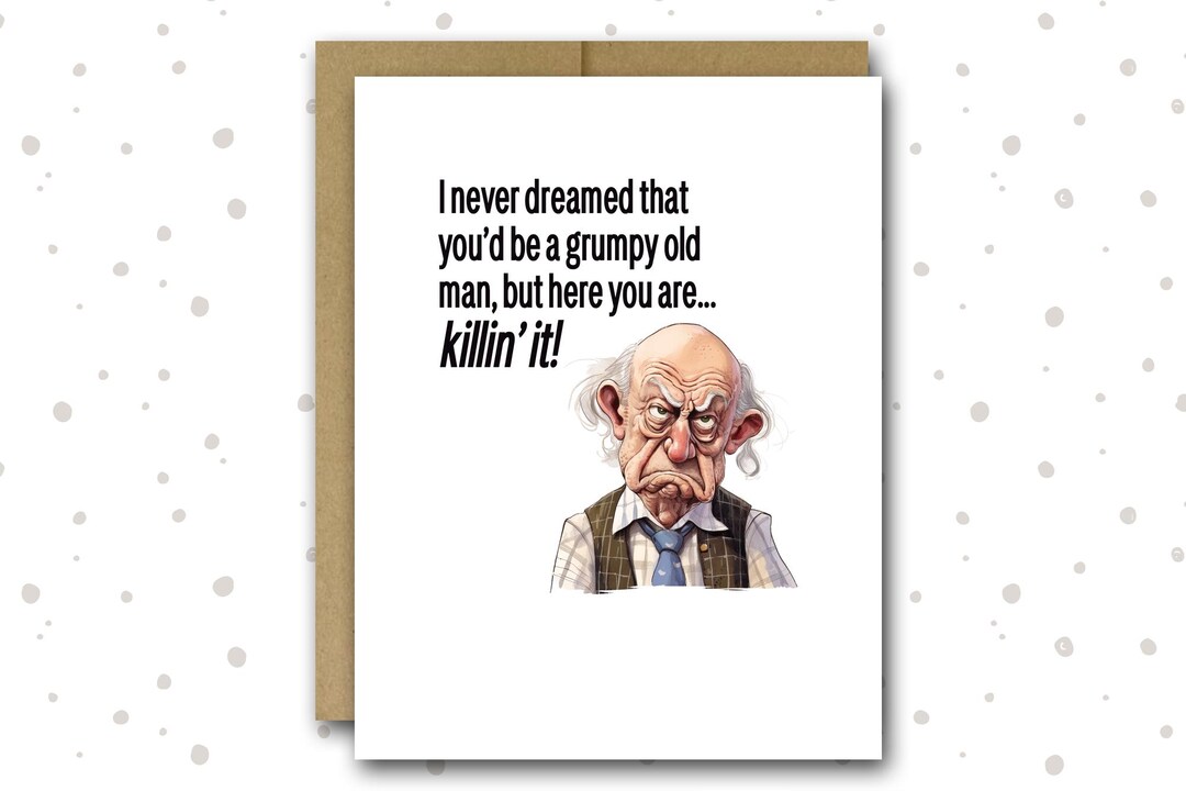 Funny 70th Birthday Card | Funny Birthday Card | 80th Birthday | 60th ...