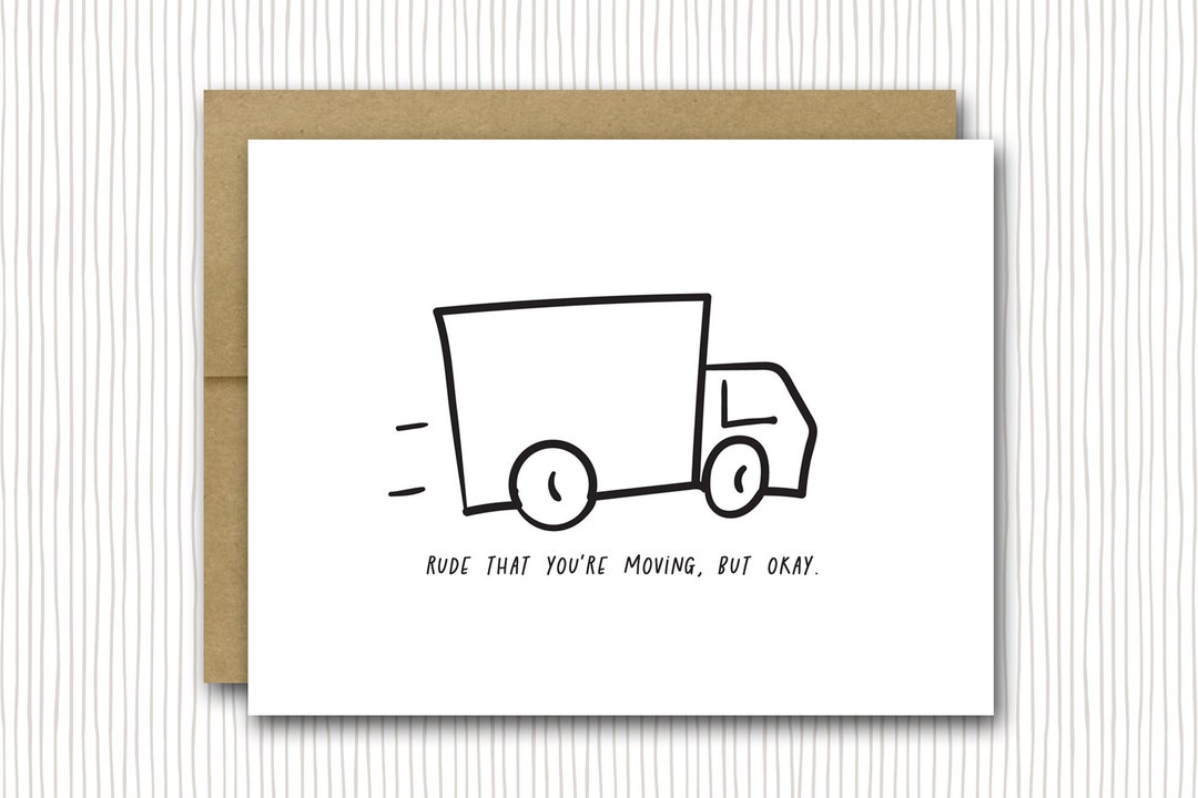 Funny New Home Card Funny Moving Card New Home Card New House Card ...