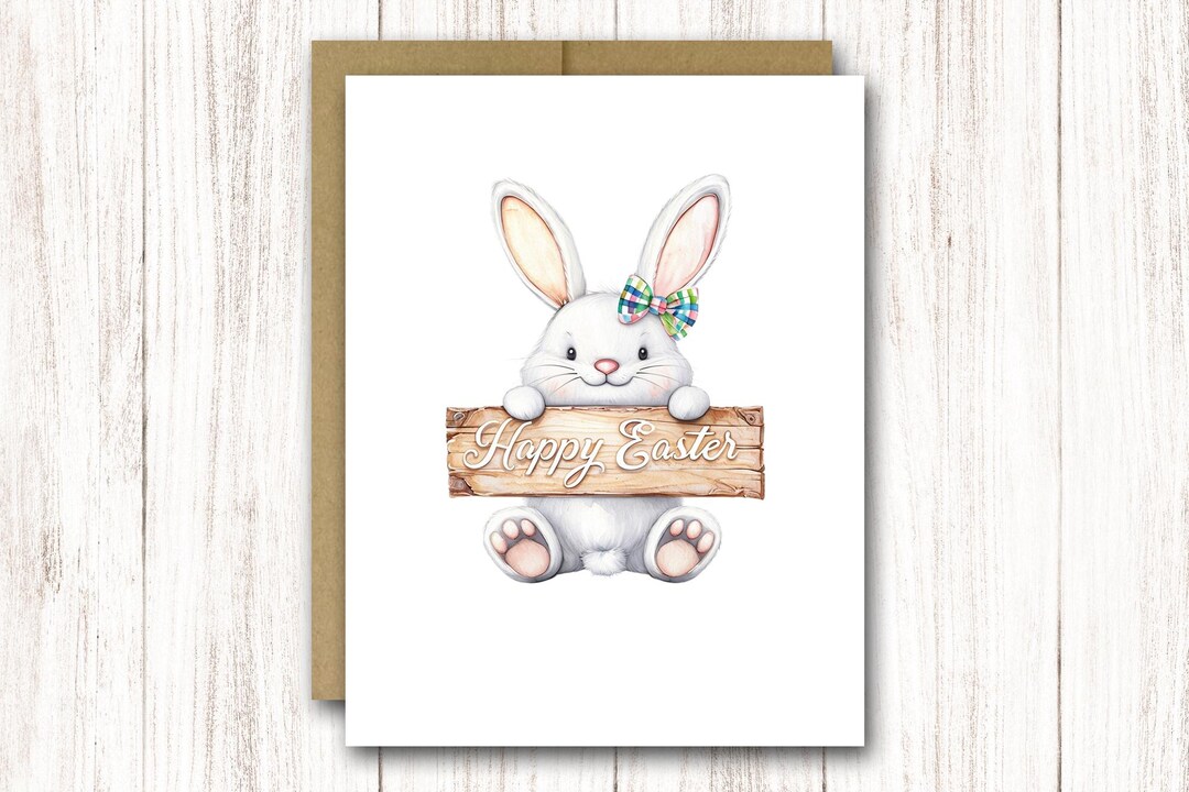 Easter Card Set | Easter Card | Happy Easter Card | Bunny Card | Funny ...