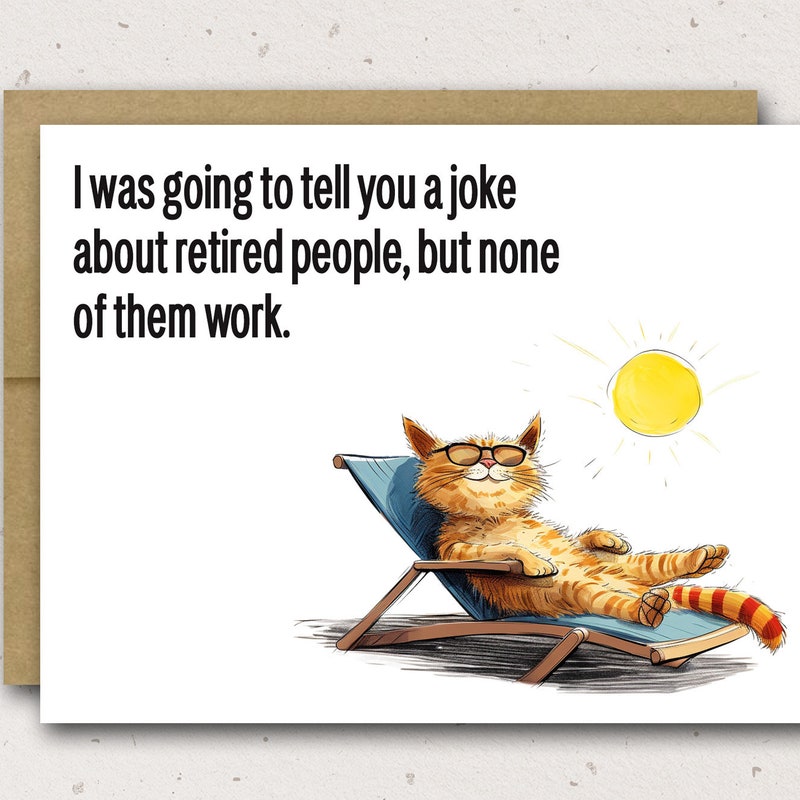Retirement Card - Etsy