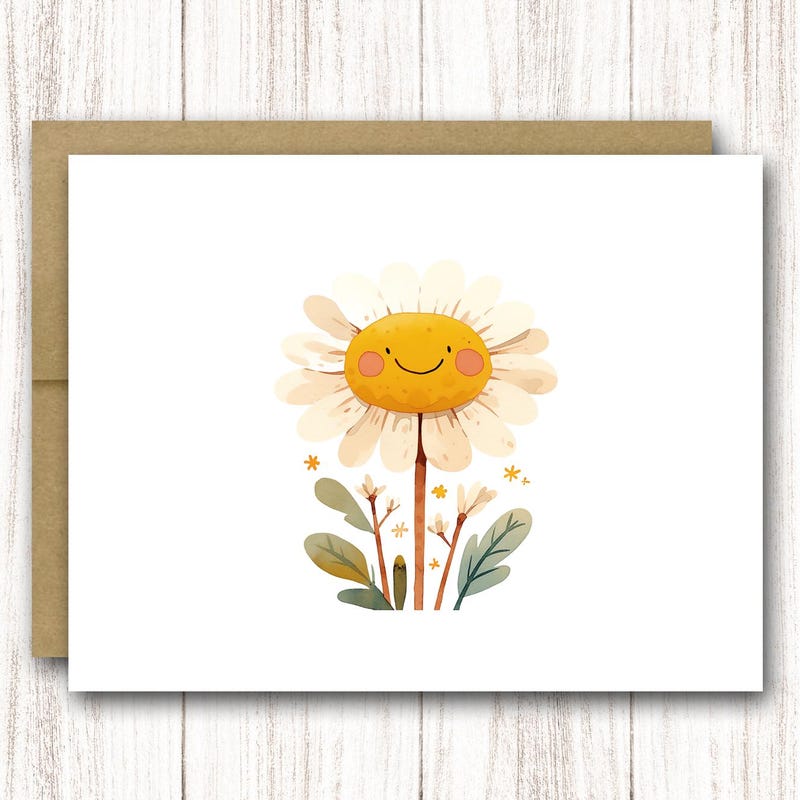 Daisy Note Cards - Etsy