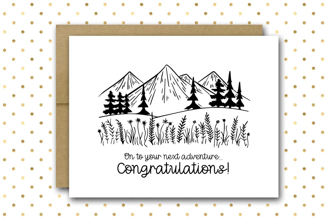 On to Your Next Adventure | Graduation Card | College Graduation ...