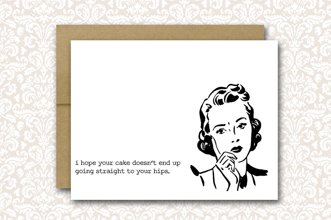 Funny Birthday Card Rude Birthday Card Friend Birthday Card Girlfriend ...