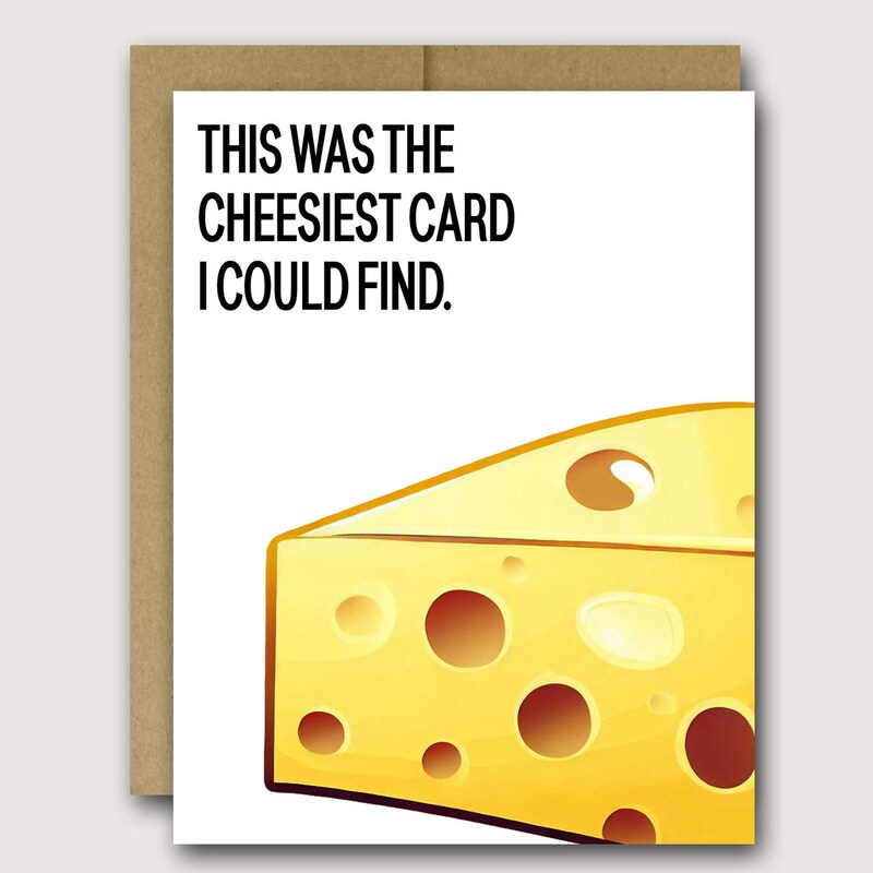 Cheese Card - Etsy