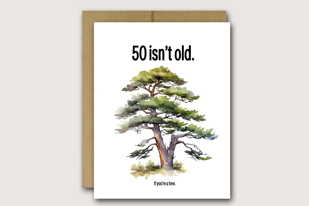 Funny 50th Birthday Card 50th Birthday Card Sarcastic 50th Etsy