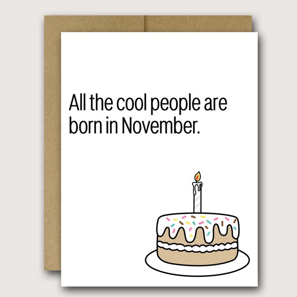 Cool Birthday Card - Etsy