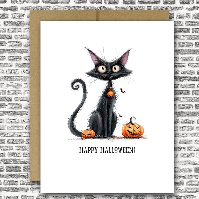 Funny Halloween Card - Etsy