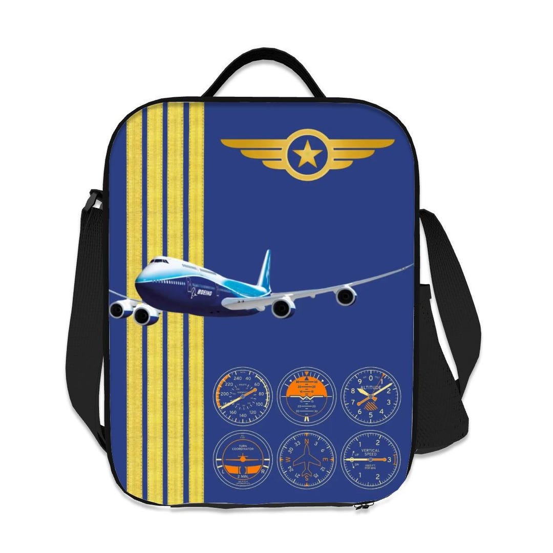 Pilot Insulated Lunch Box With Shoulder Strap - Etsy