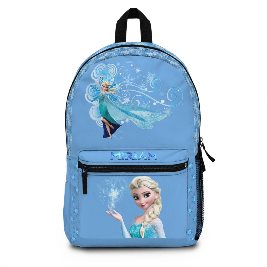 Elsa Frozen Backpack, Disney Princess Bag, Kids School Backpack, Girls ...