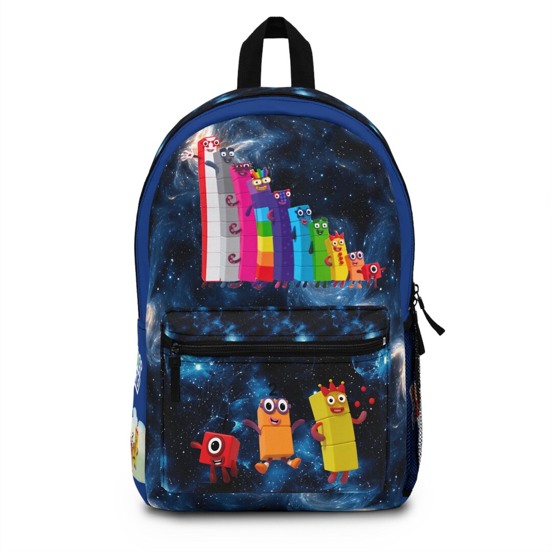 Numberblocks Galaxy Backpack, Kids School Bag, Cartoon Character ...