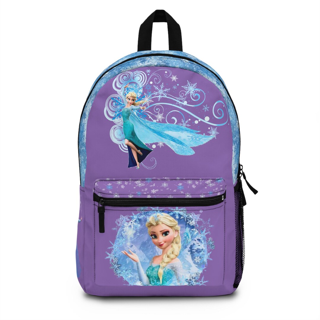 Elsa Frozen Backpack, Disney Princess Bag, Kids School Backpack, Girls ...