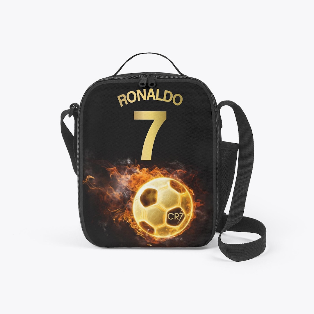 Ronaldo Soccer Theme Insulated Lunch Box, Kids Lunch Tote - Etsy