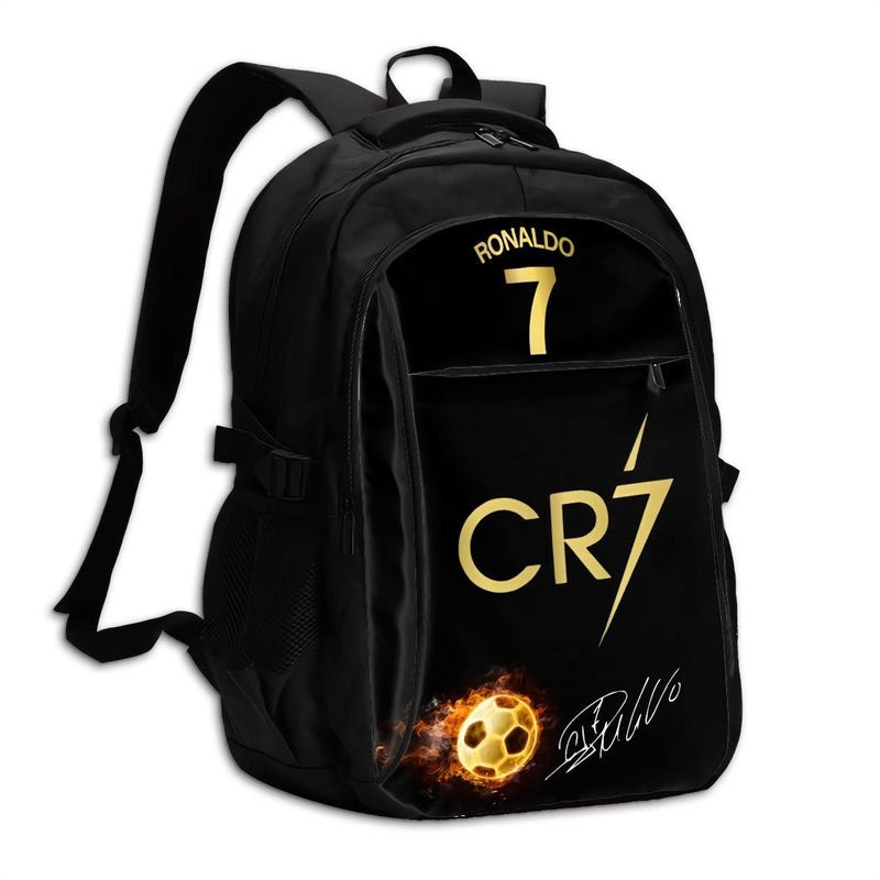 Cristiano Ronaldo Backpack - Etsy Cristiano Ronaldo Backpack - Etsy